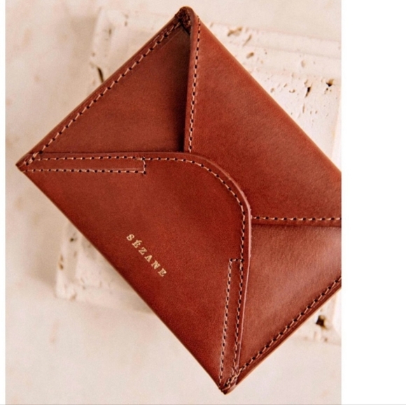 Sezane | Accessories | Nwt Sezane Olivia Card Holder In Natural ...
